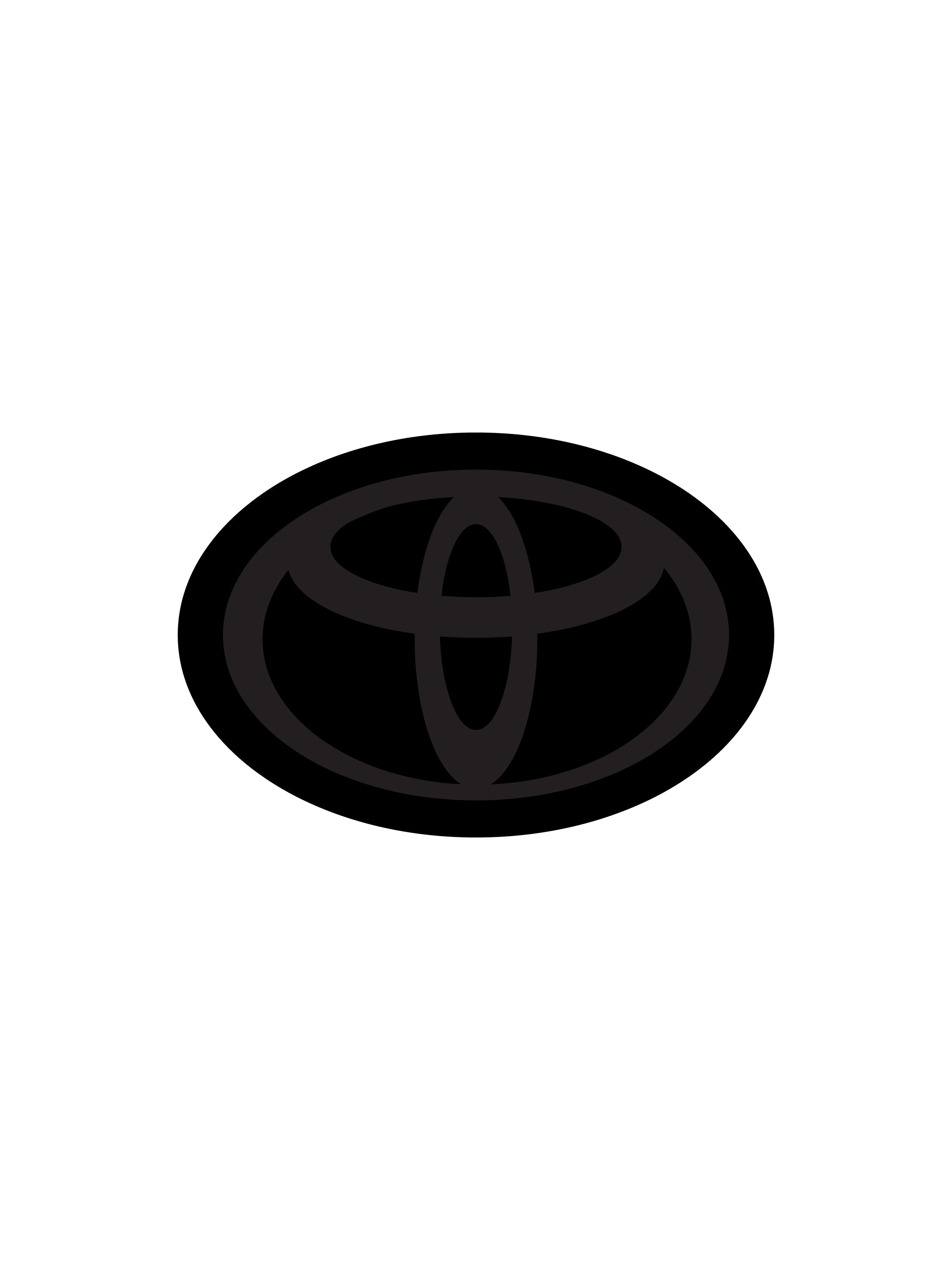 Toyota Logo Black Background