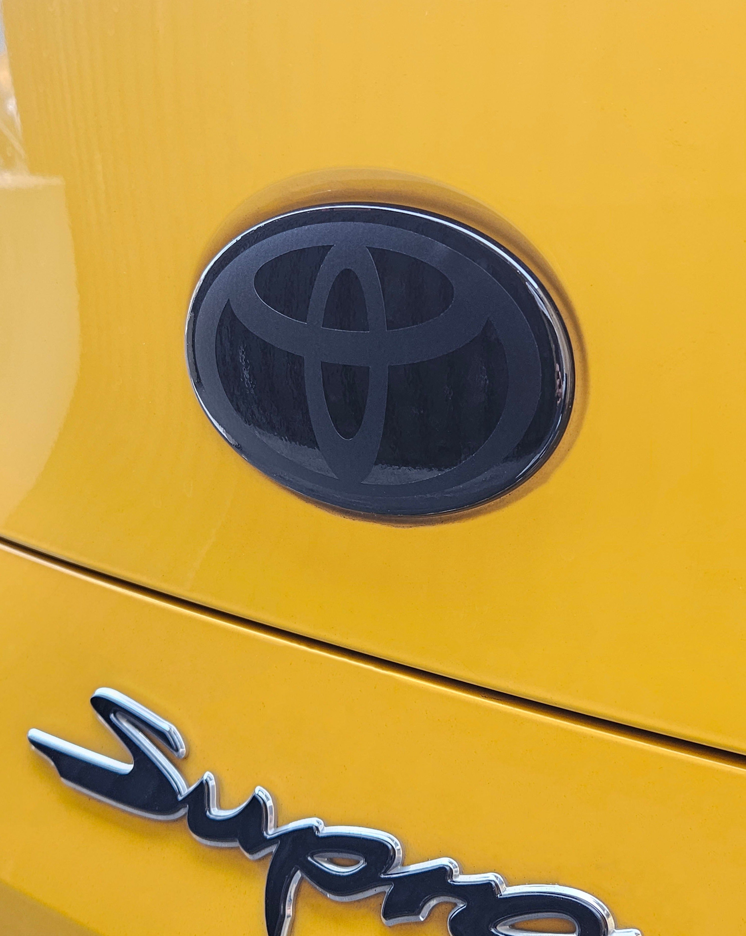2020+ Toyota Supra MKV Stealth Emblem Vinyl Overlay Set – Upturn Prints