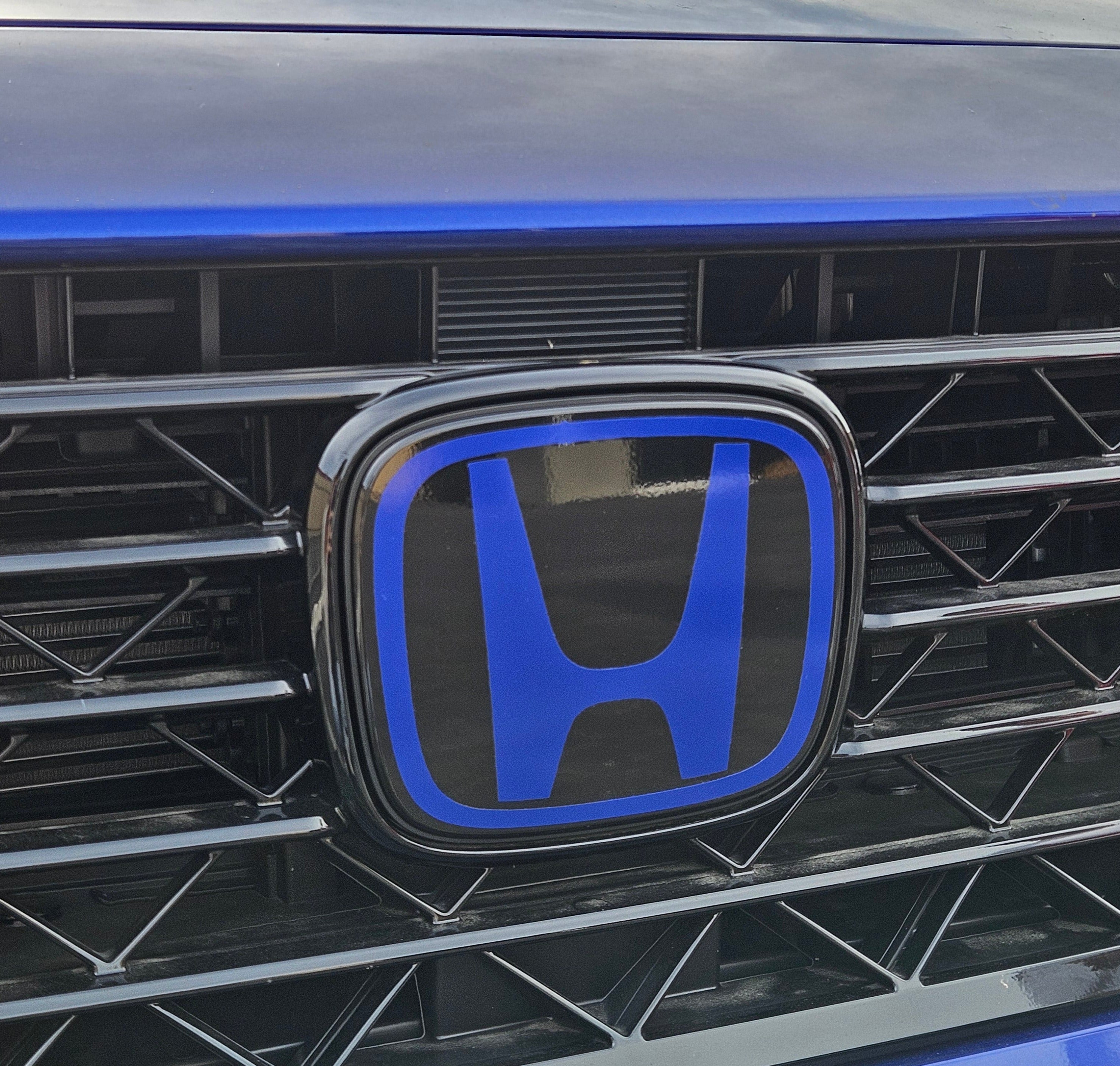 2023+ Honda Accord Front Emblem Overlay Vinyl Decal Wrap | Upturn Prints