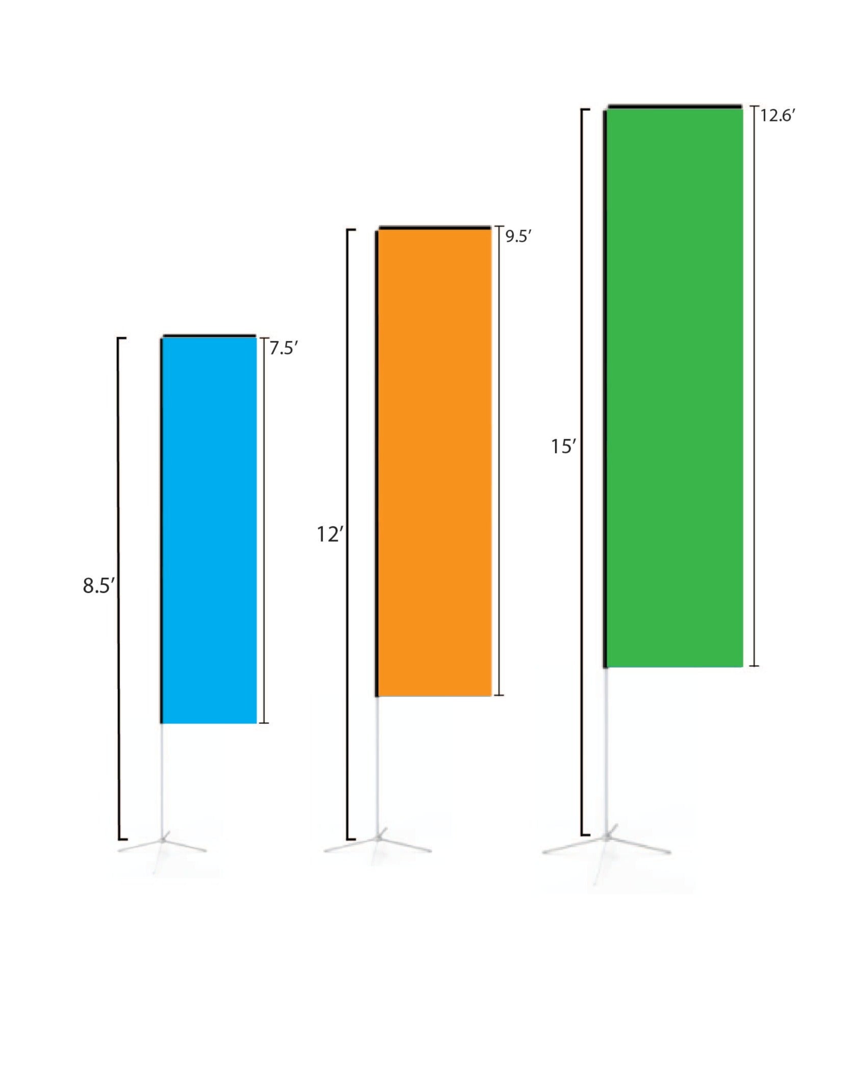 Custom Printed Advertising Flags | Upturn Prints