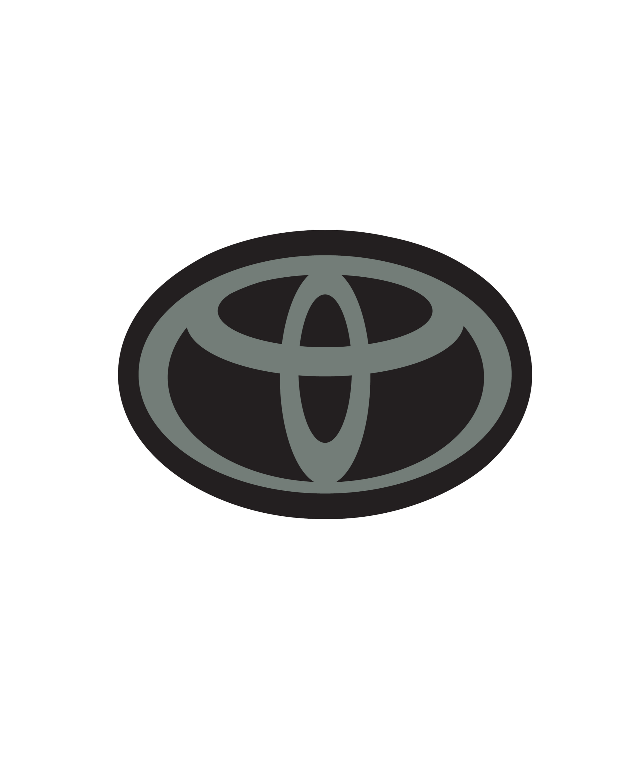 Toyota Front Emblem Vinyl Overlay| 2018-2023 Tacoma – Upturn Prints