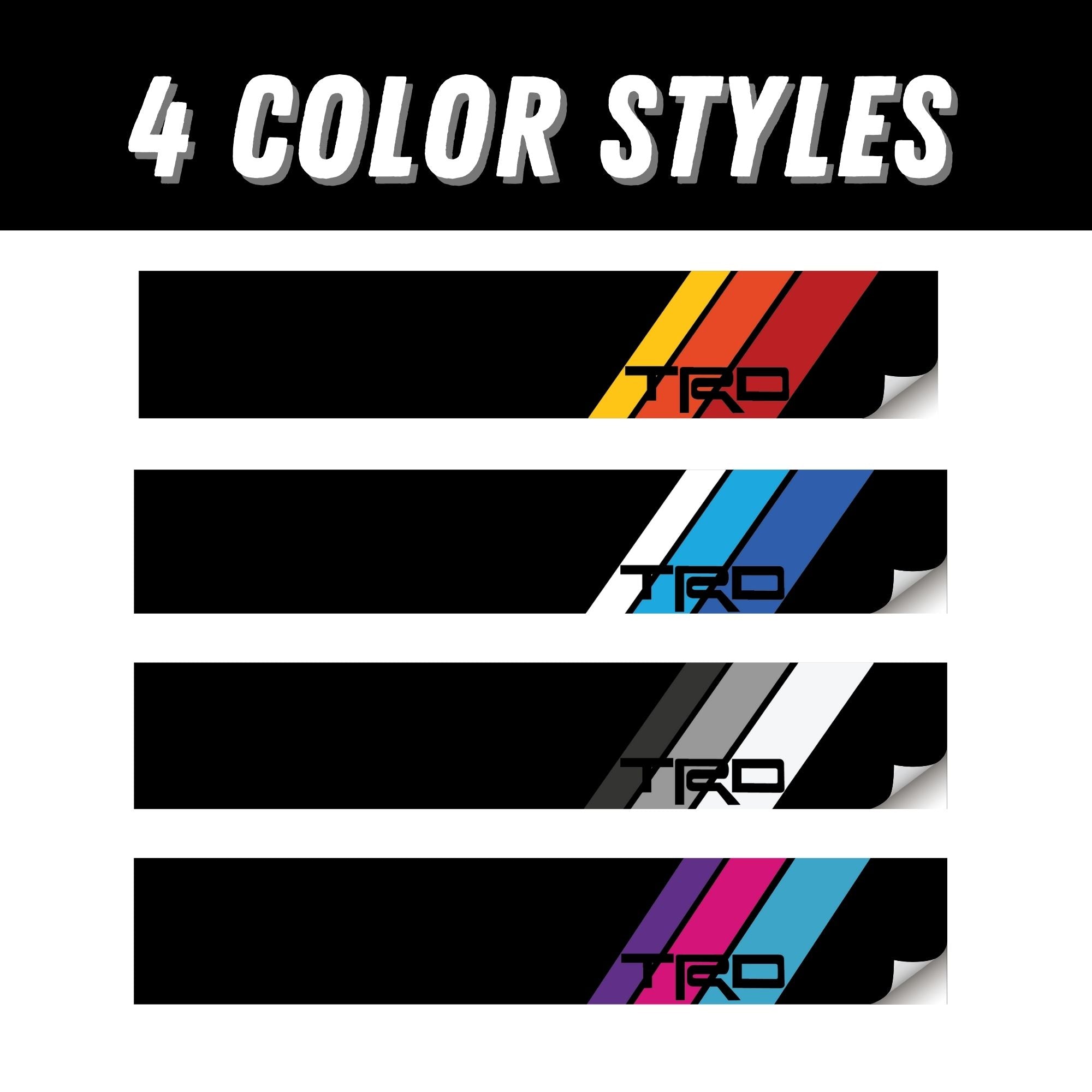 Toyota TRD Heritage Stripe Windshield Banner | Digital Print – Upturn ...