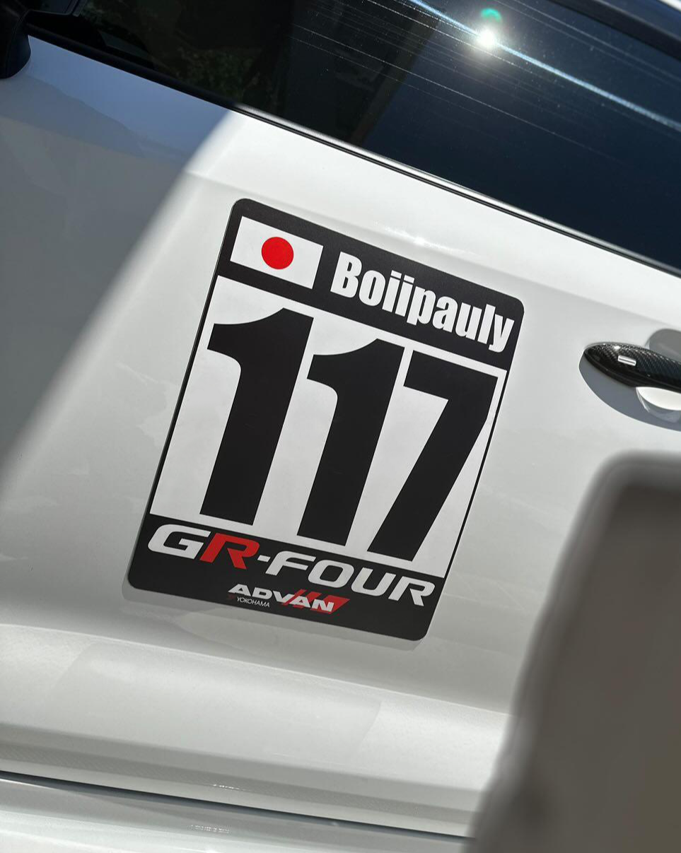 Custom Track Car Race Numbers | Magnets & Vinyl Sticker – Upturn Prints