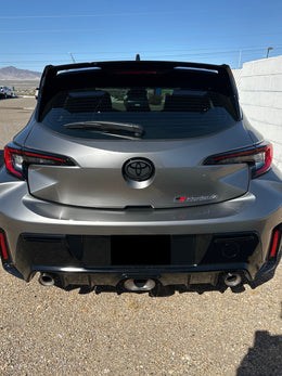 2023+ Toyota GR Corolla Stealth Emblem Vinyl Overlay Set | Upturn Prints