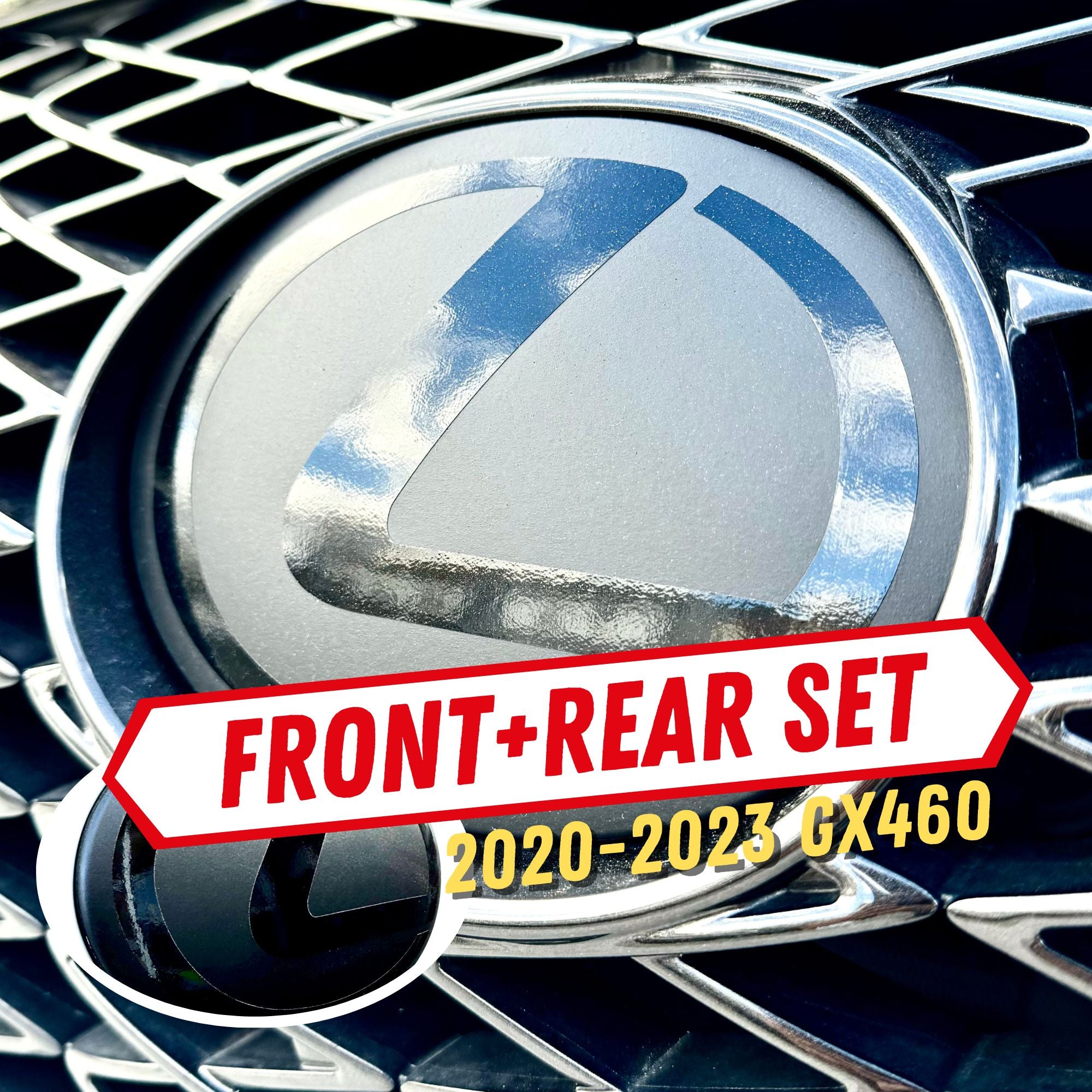 Stealth Lexus RX350 Emblem Overlay Set Vinyl Decal | Upturn Prints