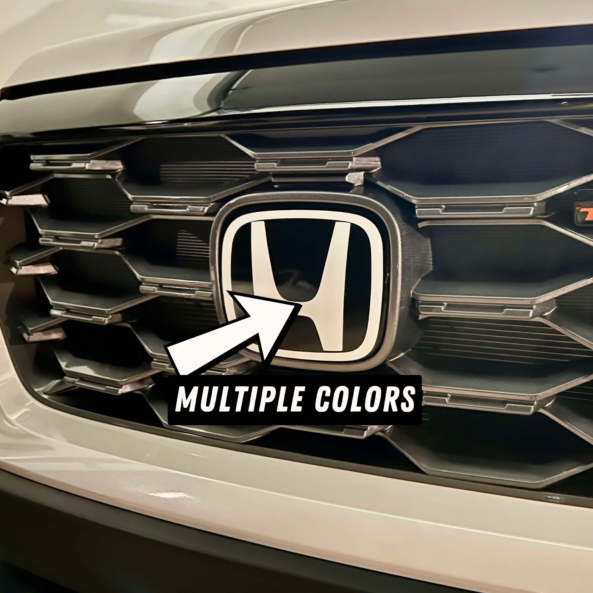 2019 - 2025 Honda Ridgeline Front Emblem Overlay Vinyl Decal Wrap ...